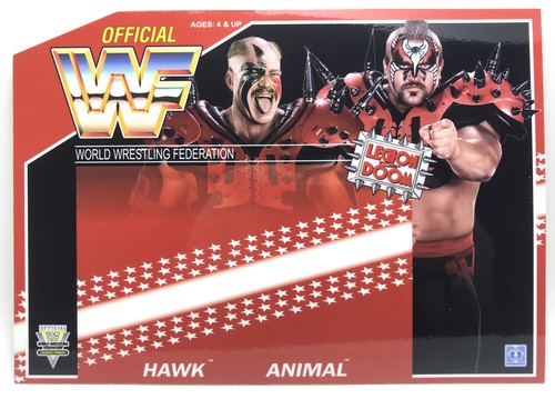Cardback for WWF Hasbro 4.5” LOD Animal Hawk Wrestling wwe Figure ...