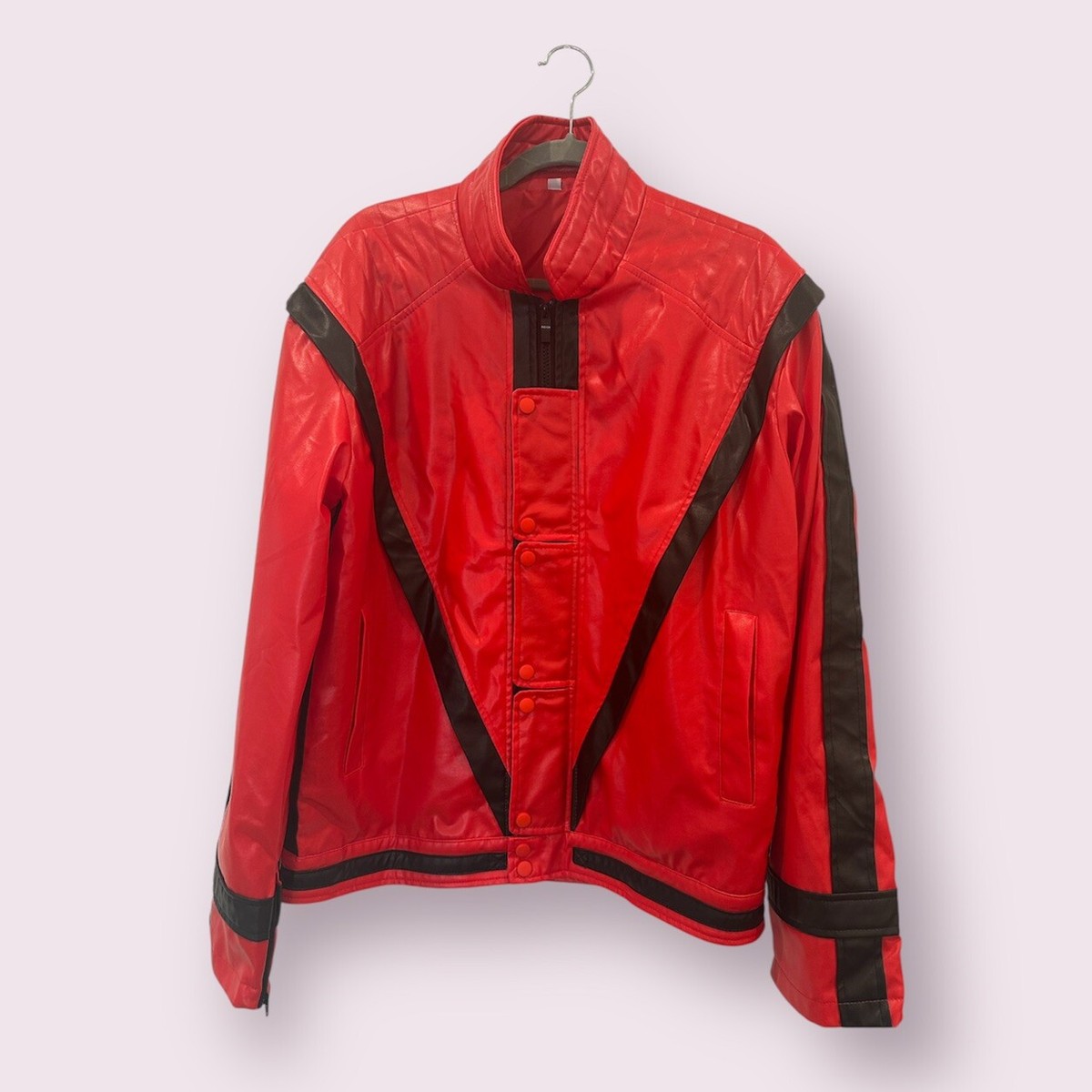 Thriller Jacket Men New Genuine Leather Jacket MJ Delicate