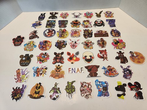52 Pack FNAF Stickers Five Nights at Freddy's Game Laptop, Skateboard ...