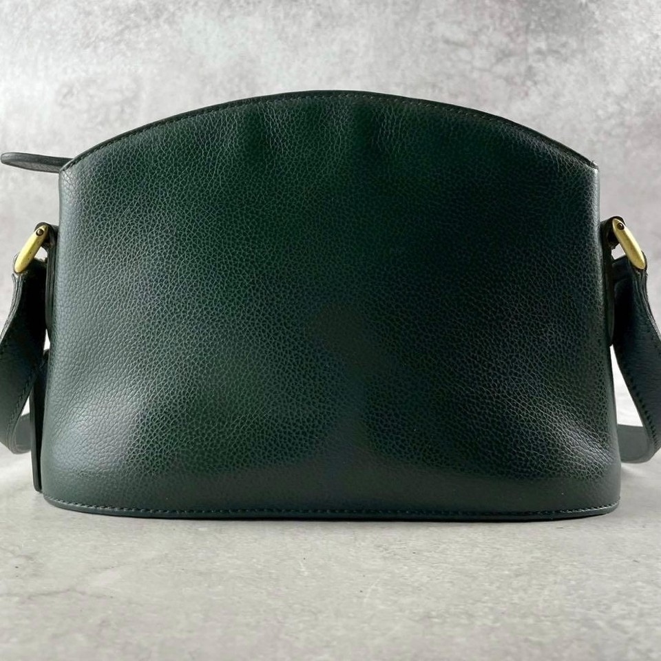 Coach Old Madison 4404 Shoulder Bag Made in Italy Green Leather Vintage ...