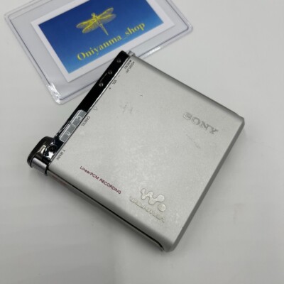Almost unused SONY MZ-RH1 MiniDisc Walkman HI-MD Recorder Player silver ...
