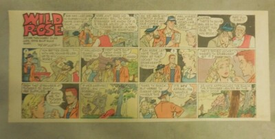 Wild Rose by Art Huhta from 6/5/1949 Third Page Size 7.5 x 15 Inches ...