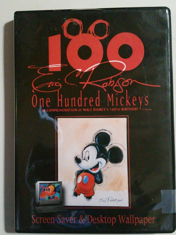 Eric Robison 100 One Hundred Mickey Mouse Screen saver wallpaper 100th ...
