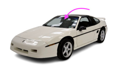 Fits: 1987-1988 Pontiac Fiero 2Door Coupe Front Windshield Glass | eBay