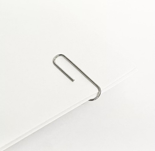 100x Quality No Tear Paper Clips Polished Steel Metal 29mm Home Office ...