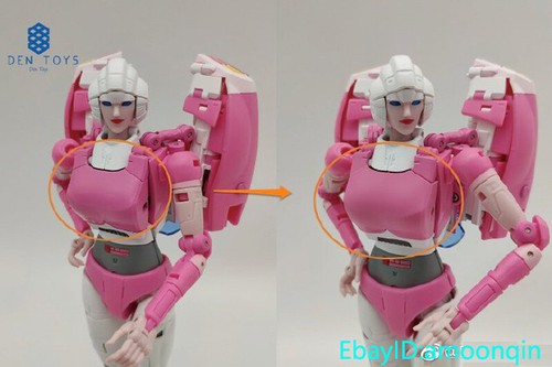 Toys DT-01 Apply FT-24 Arcee Autobots Chest Upgrade Accessory Kit | eBay