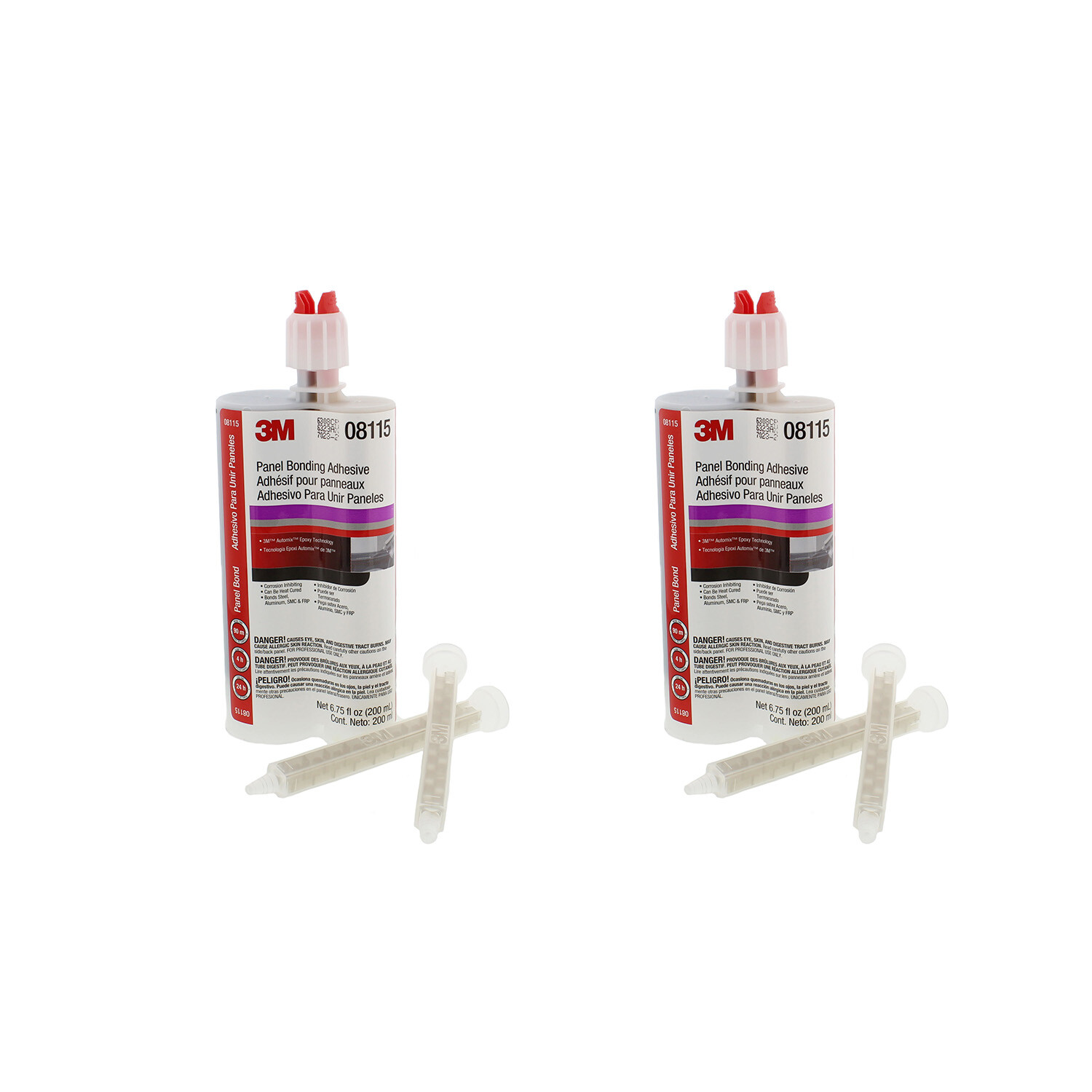 3M 08115 Panel Bonding Adhesive, 200 ml, 2 Pack | eBay