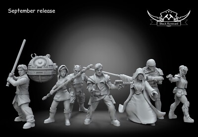 Star Wars Legion Scale - Kotor 2 Crew Miniatures Resin 3D Printed | eBay