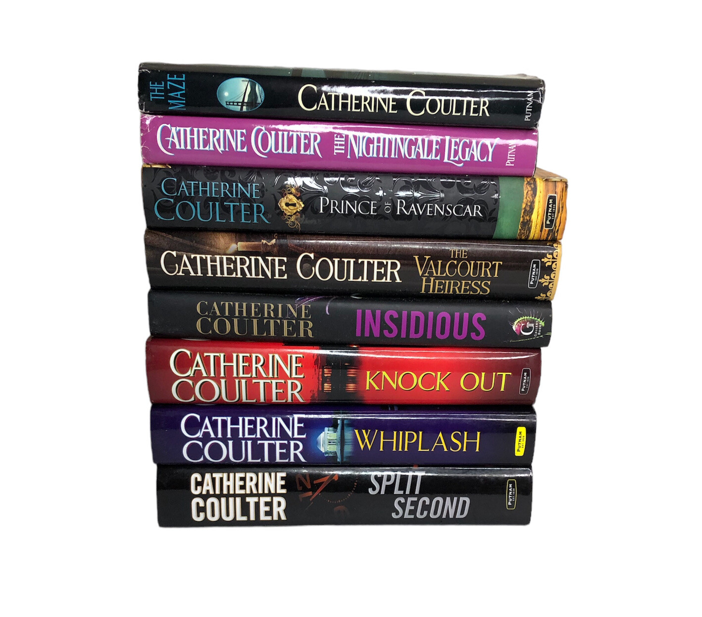 Catherine Coulter Book Lot Of 8 Hardcover With Dust Jackets Mystery ...
