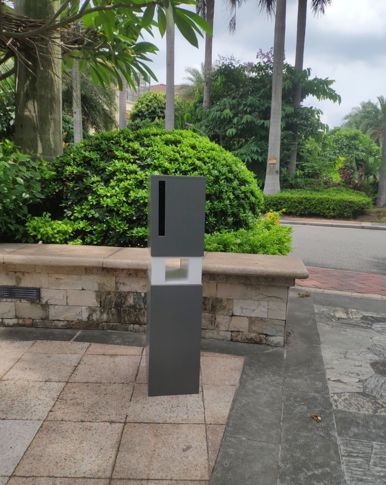 NEW DESIGN MAIL BOX LETTER BOX PILLAR - Free standing, assemble already ...