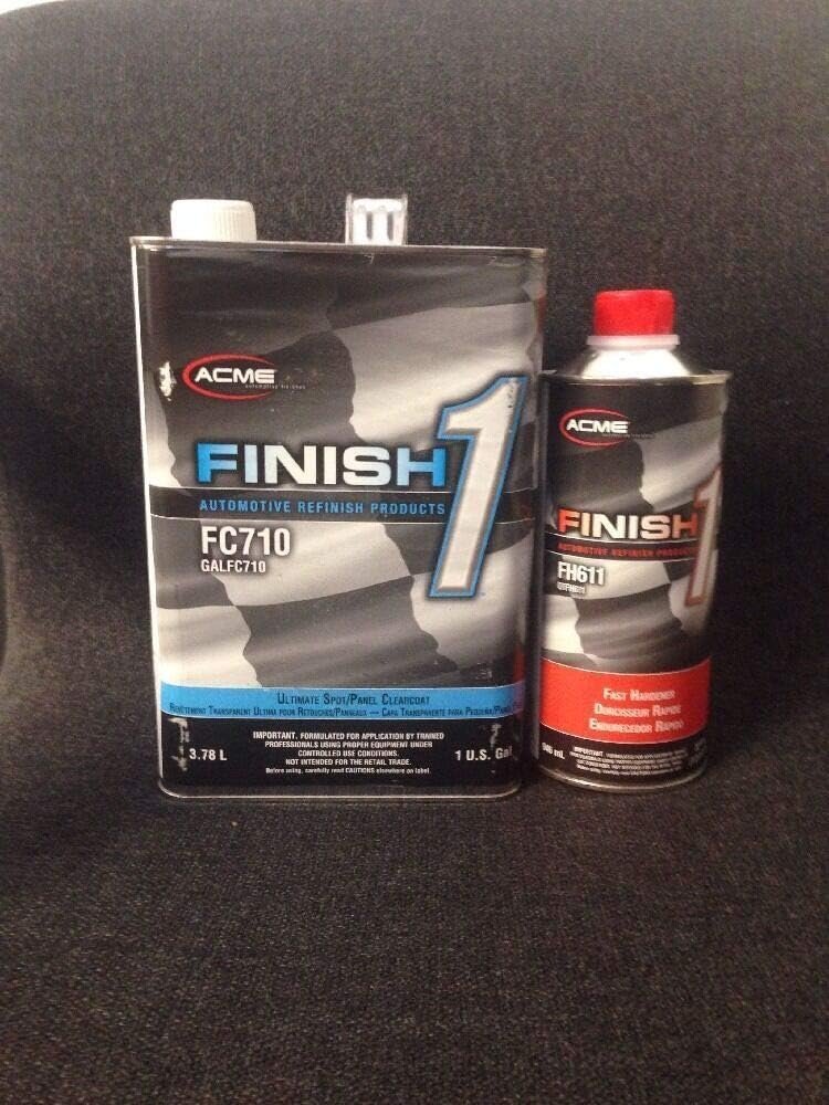 FC710 FINISH 1 CLEAR COAT KIT WITH FAST HARDENER COMPATIBLE WITH | eBay
