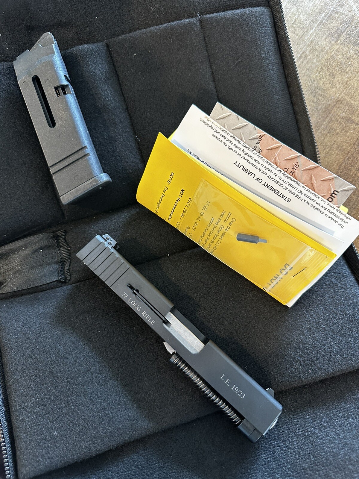 Advantage Arms .22LR Conversion Kit For Glock 19 Gens 1-3 With Range ...