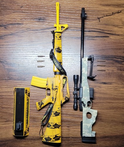 GoatGuns LOT (2) Dont Tread M16 & Tribute Sniper Rifle Diecast Mini ...