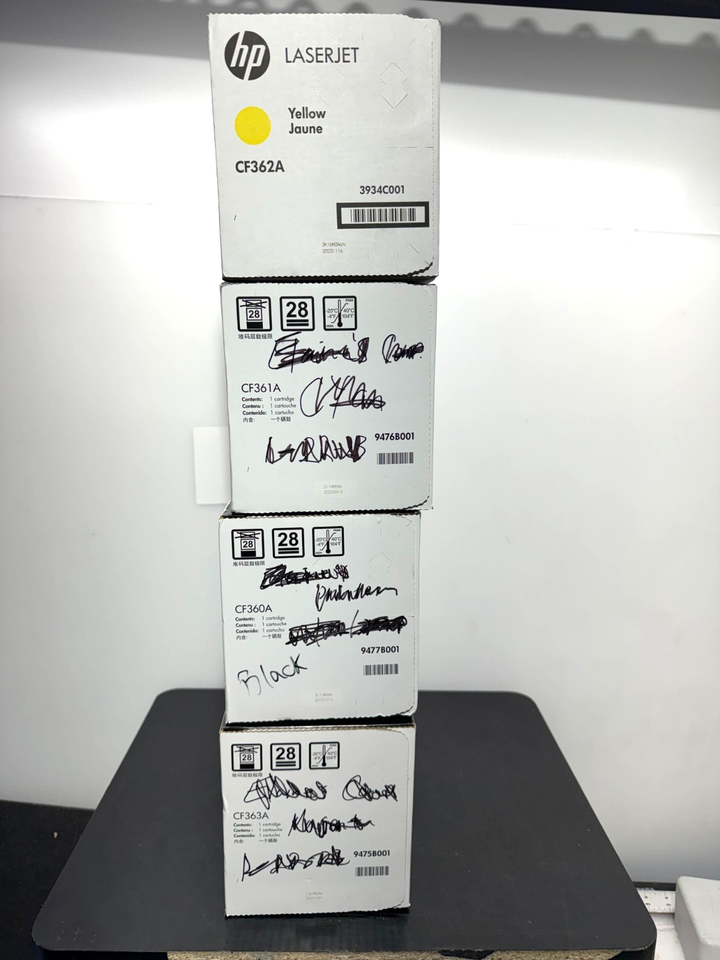 HP Toner 508A Toner Set for M552 M553 MFP M577 CF360A CF361A CF360AM ...