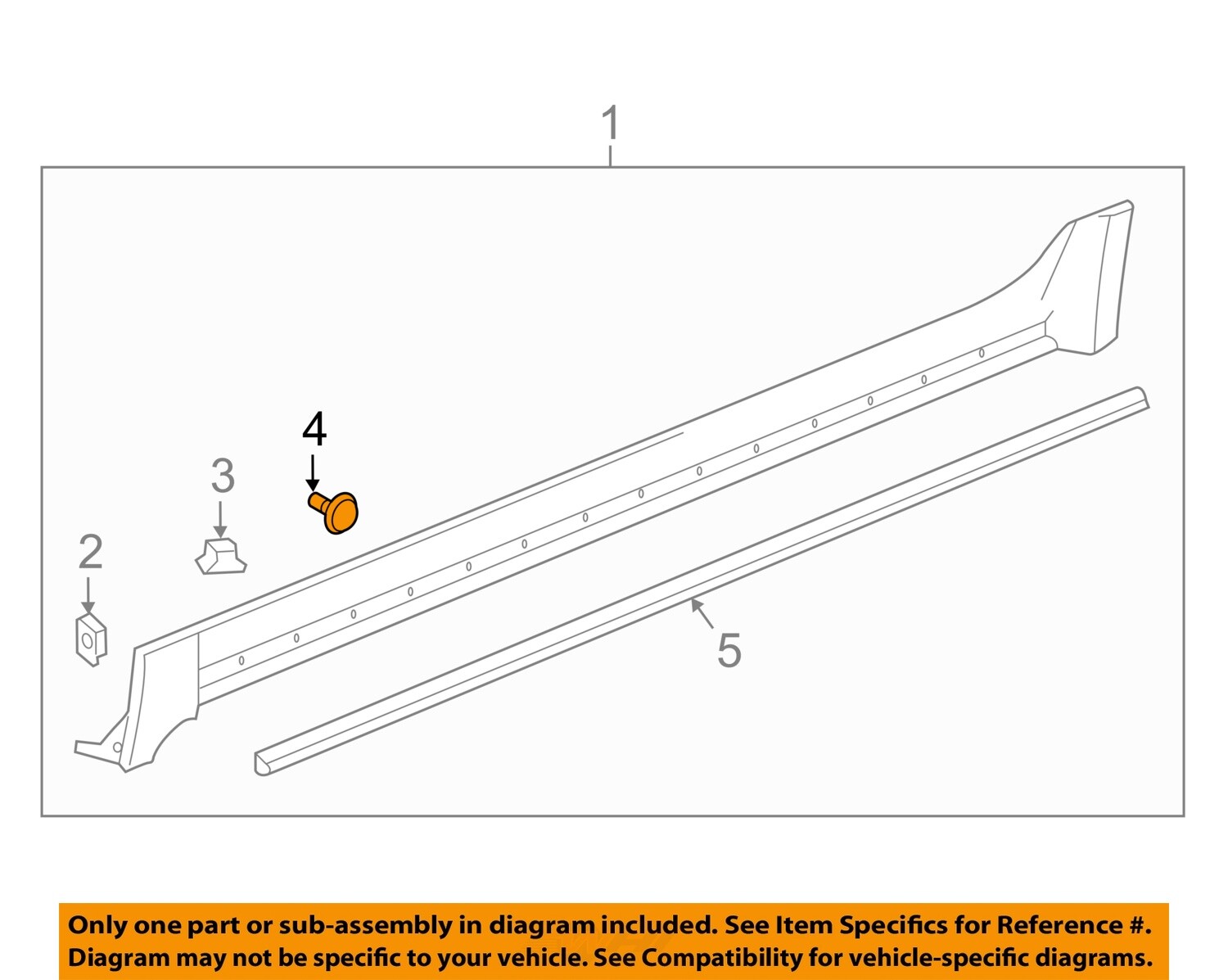 Chevrolet GM OEM Rocker Molding Clip 11570602 | eBay