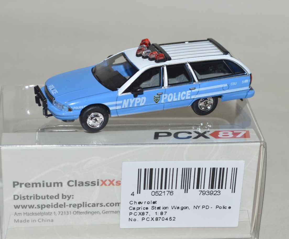 HO scale PCX87 Chevrolet Caprice station wagon POLICE | eBay