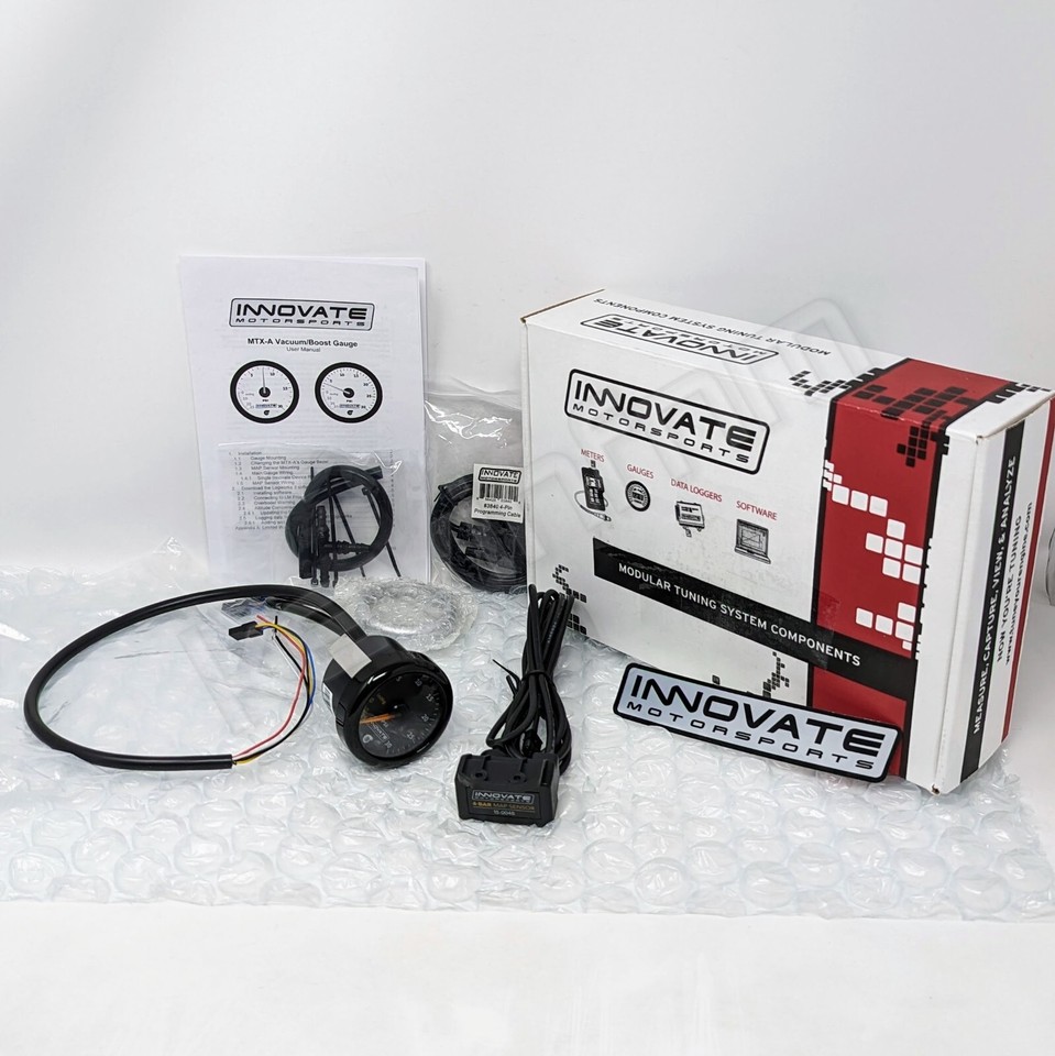 NEW *GENUINE* Innovate Motorsports® 3908 MTX Anlog 30 PSI Vacuum/Boost ...