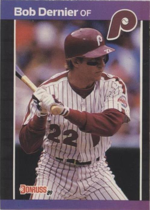 1989 Donruss - Bob Dernier #430 *Denotes* on Back for sale online | eBay