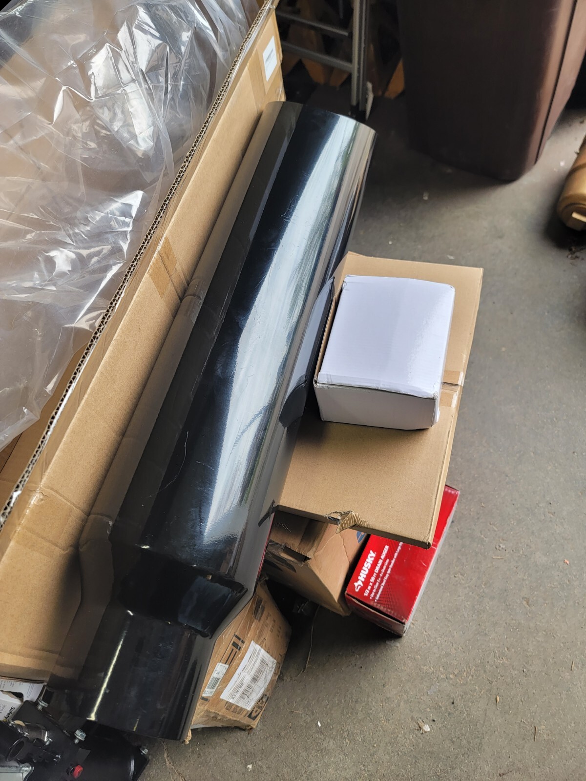 Diesel Exhaust Black Miter Cut Stack 5" - 7" - 36" Long with clamp | eBay