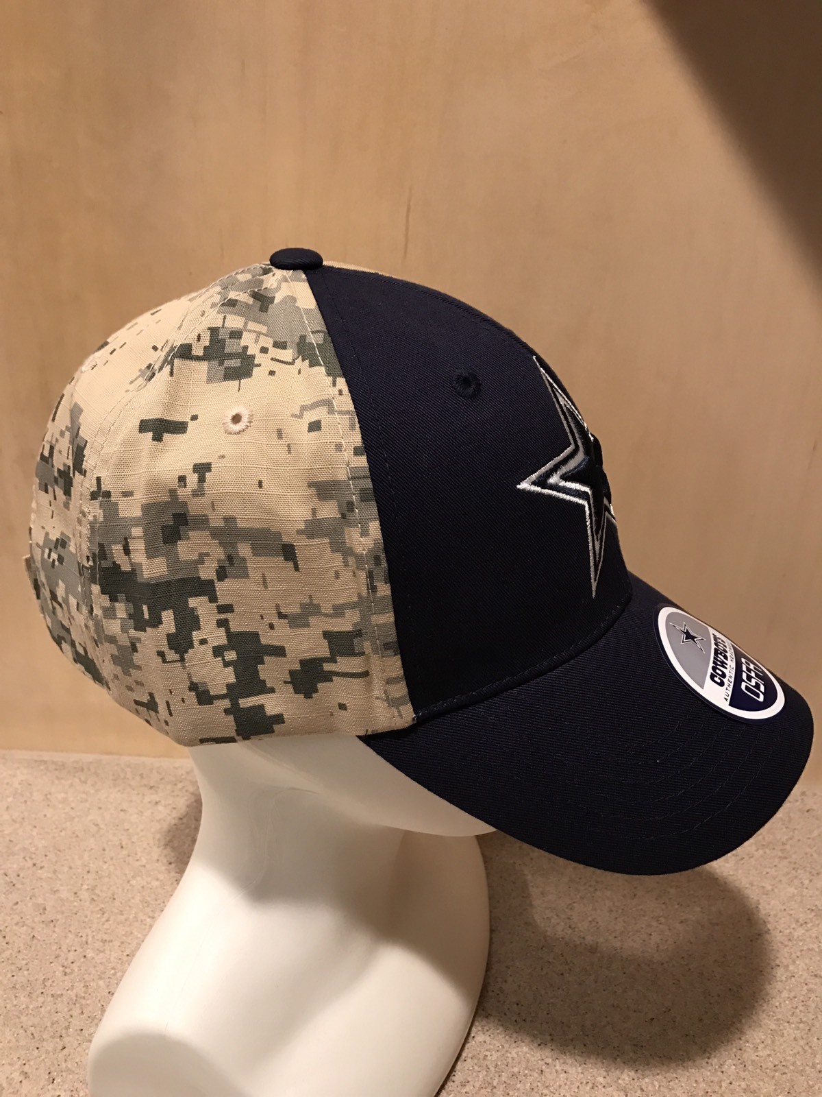 Dallas Cowboys NFL Blue/Camouflage Baseball Cap Hat Size One Size Fits ...