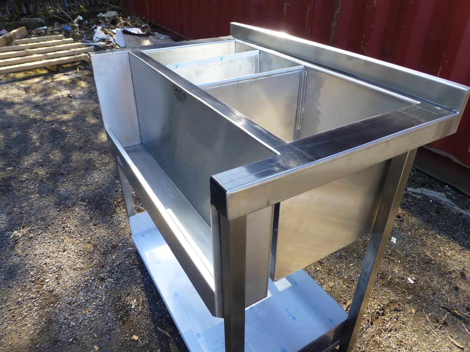 Slimline Cocktail Bar Station, Stainless, Fully Insulated Freestanding ...