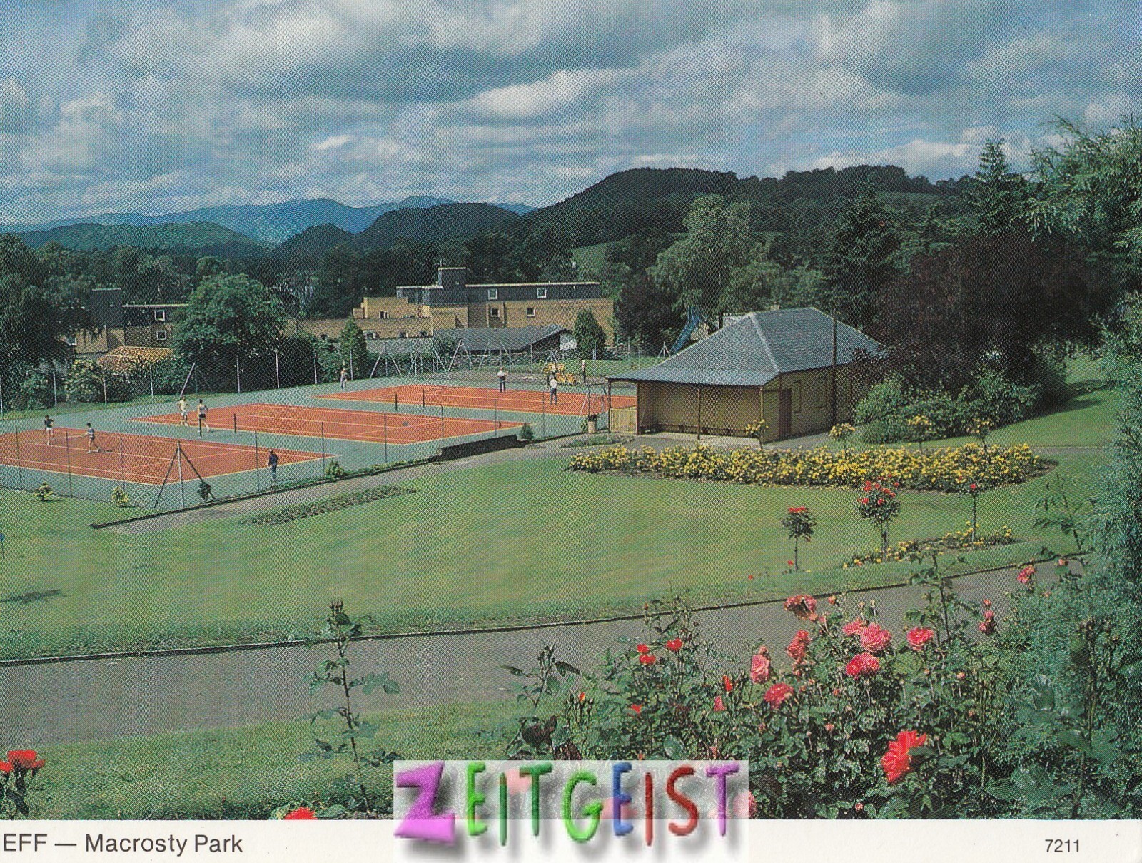 Crieff, Perthshire, Macrosty Park - Scotland postcard | eBay