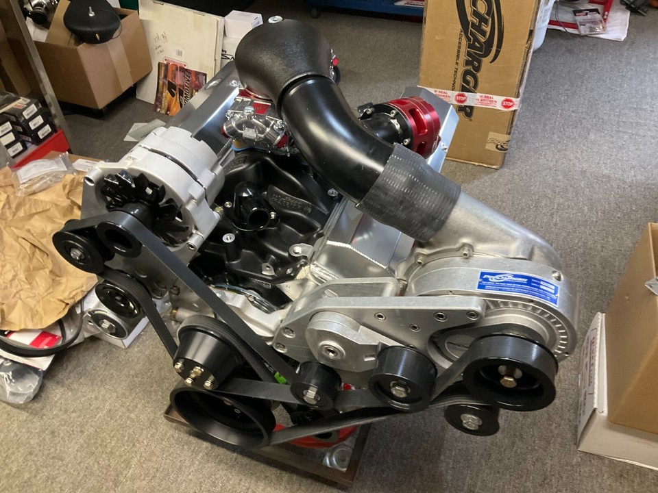 PROCHARGER P1SC SMALL BLOCK CHEVY ALT, PS, WP, 10-15 BOOST COMBO SAVE ...