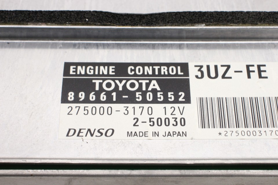 New OEM Lexus ECM Engine Control Module 2001 LS430 89661-50552 | eBay