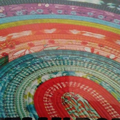RJ Designs Jelly Roll Oval Rug Placemat Large 30 x 44 Sewing Pattern ...