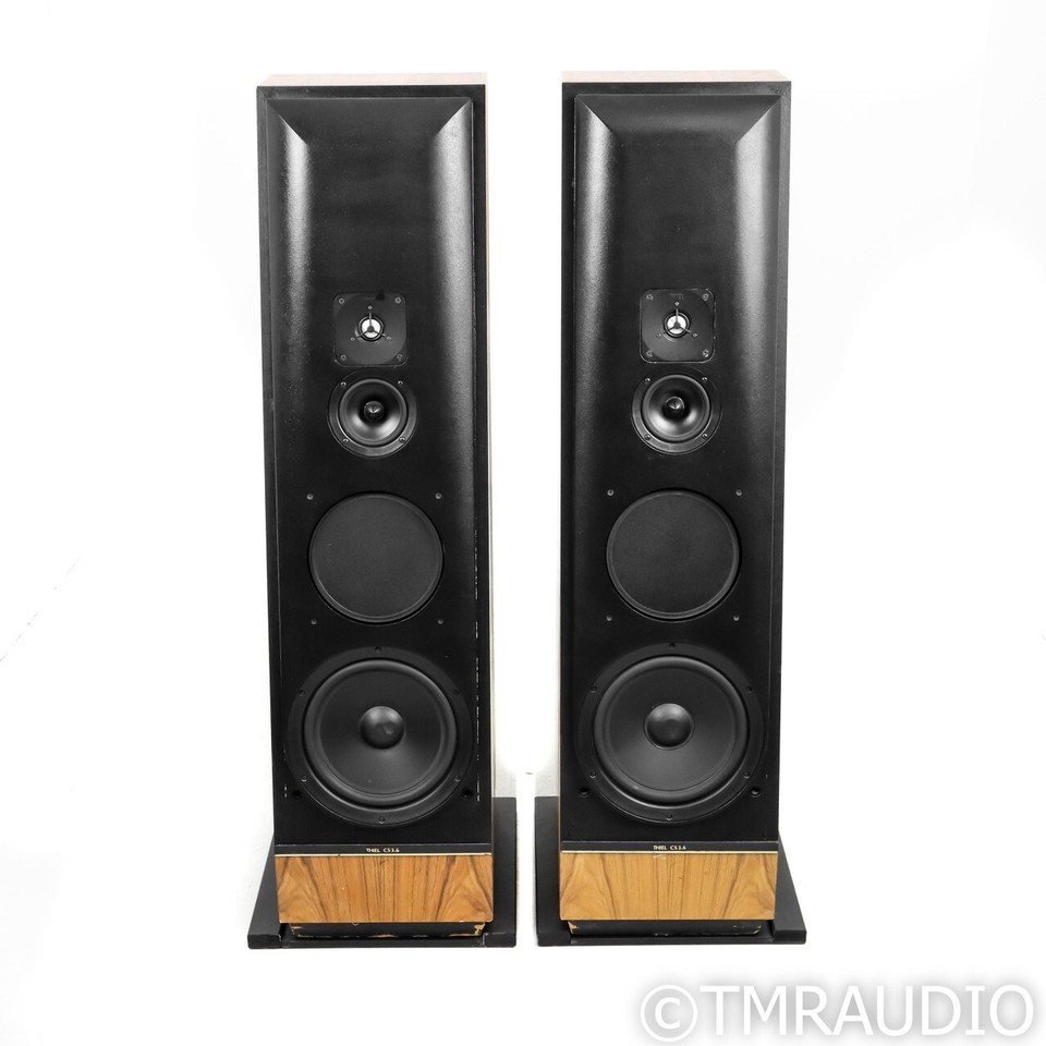 Thiel CS3.6 Floorstanding Speakers; Amberwood Pair AS-IS (Noise ...