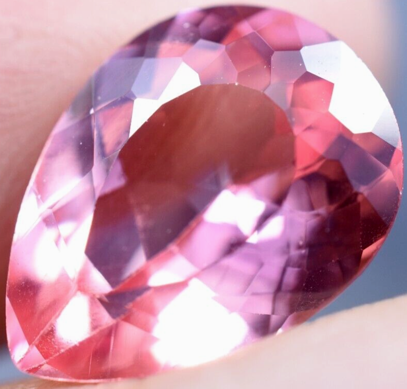 Extremely Rare 6.35 Ct Natural Pink Poudretteite GGL Certified Loose ...