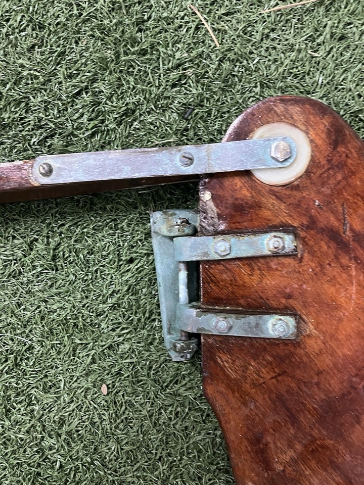 Vintage Sunfish sailfish rudder, tiller & extension AND matching BRONZE ...