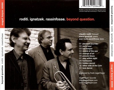 CLAUDIO RODITI/JEAN-LOUIS/KLAUS IGNATZEK - BEYOND QUESTIONS NEW CD ...