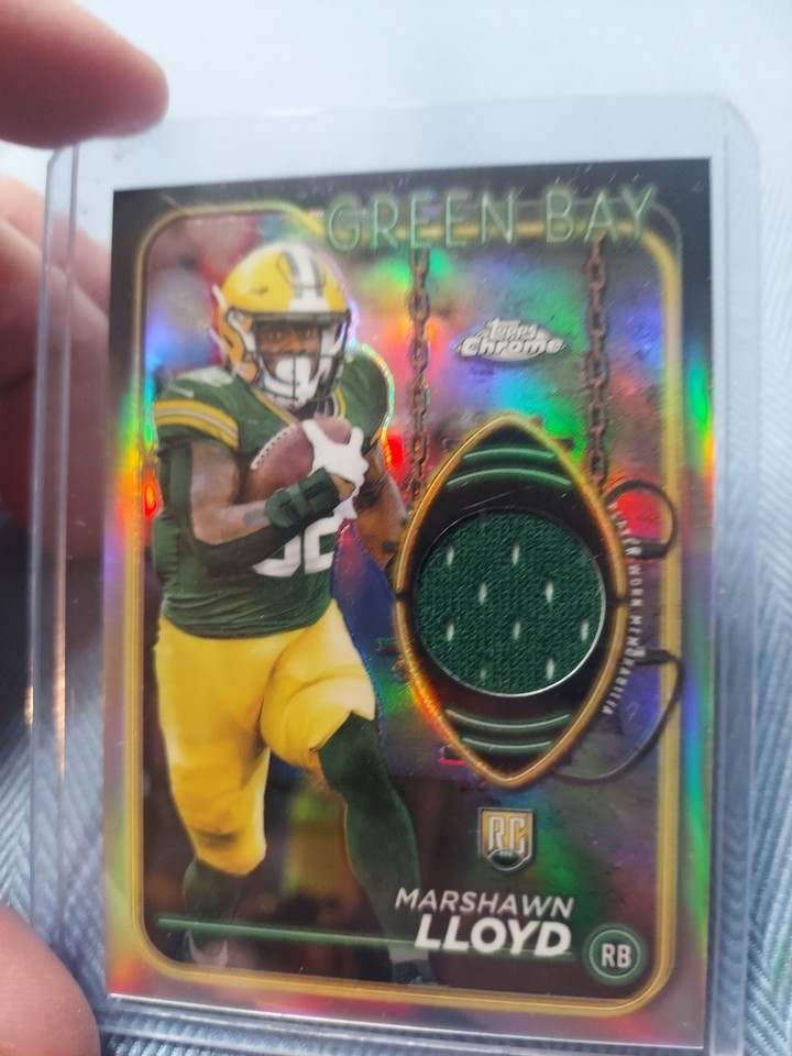 2024 Topps Chrome - Rookie Relics Marshawn Lloyd #CRR-ML (MEM, RC) | eBay