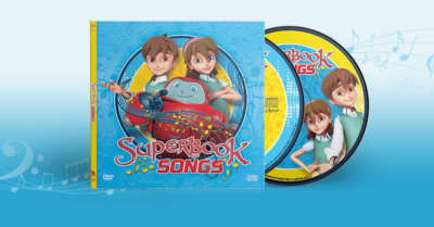 Superbook Songs (CD/DVD, w/ Onscreen Lyrics, 45 Minutes Run Time, 207 ...