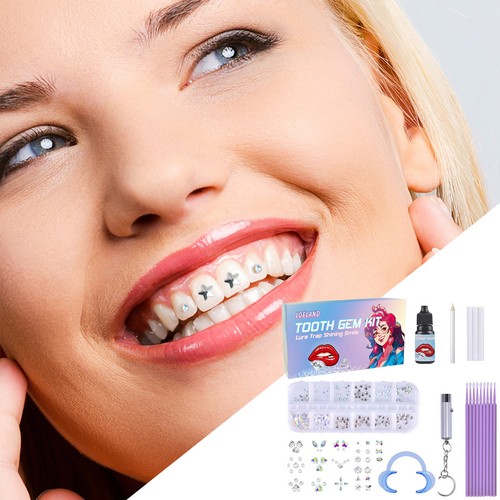 Tooth Gem Kit Crystal Tooth Gems Kit Fashionable Jewelry Kit high ...