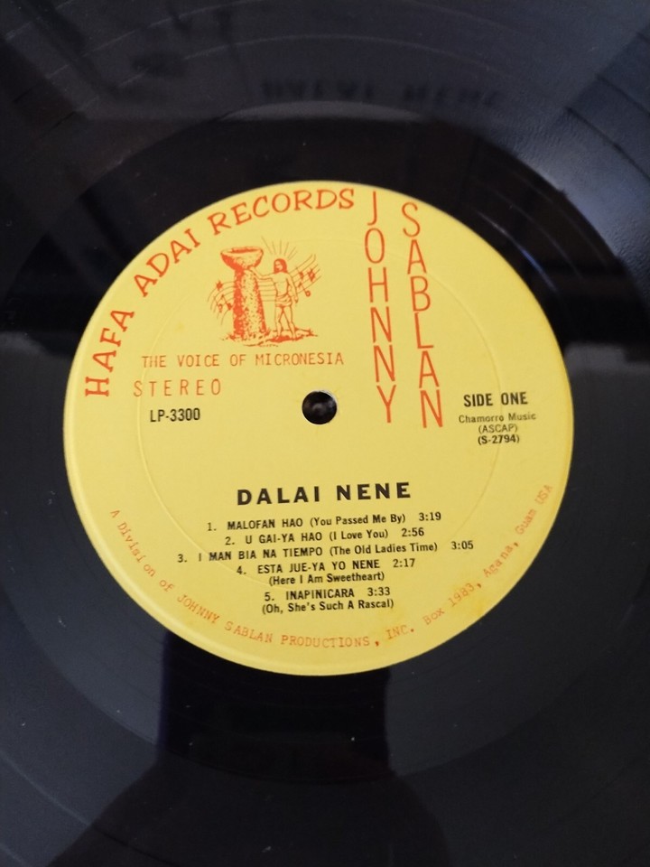 RARE Johnny Sablan - Dalai NeNe Special limited ed. Guam 1971 HALP | eBay