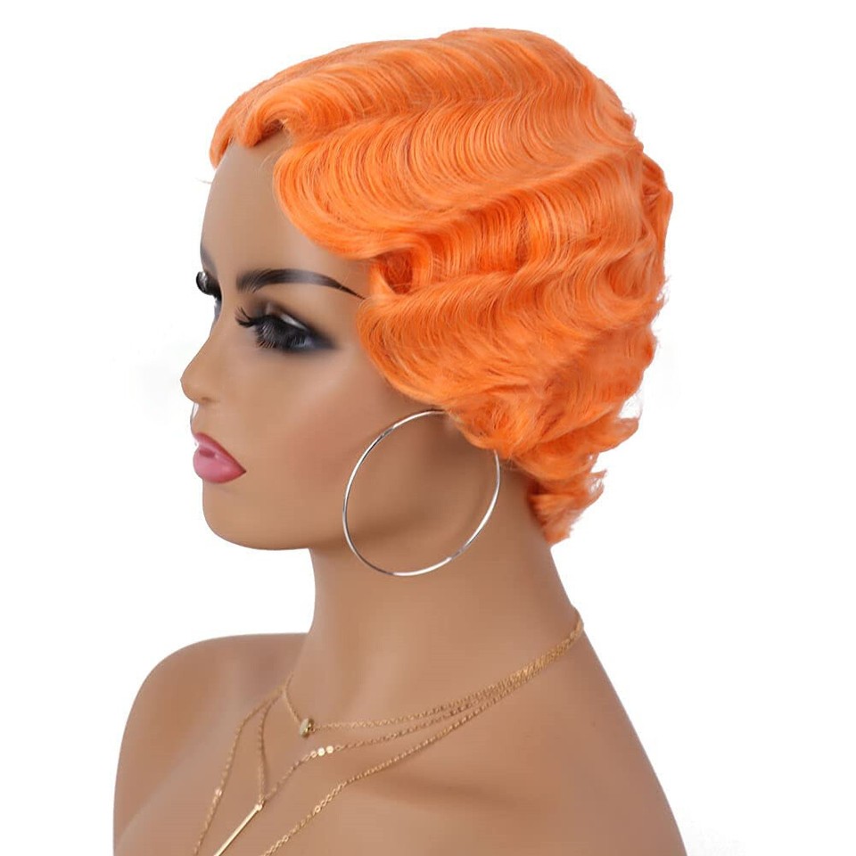Retro Vintage Finger Wave Wigs for Lady Women Mommy 1920’s Party Wig ...