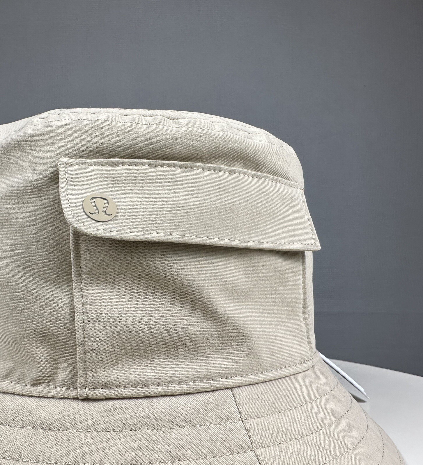 NWT Lululemon Women's On My Level Bucket Pocket Hat Beige Size M/L | eBay