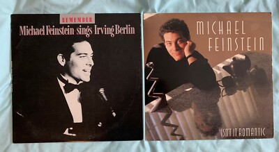 Michael Feinstein Lot 2 LP Vinyl Records Irving Berlin Isn't it ...