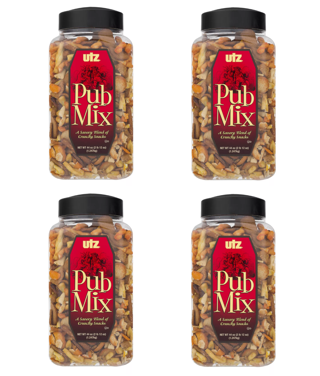 Utz Pub Mix Barrel, 44 oz Savory Blend of Crunchy Snack Mix Flavors | eBay