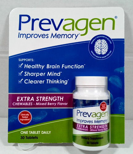 Prevagen Extra Strength 20mg Improves Memory Brain Health 30 Chewable ...