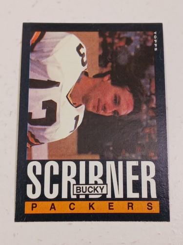 Bucky Scribner Green Bay Packers 1985 Topps Card #76 | eBay