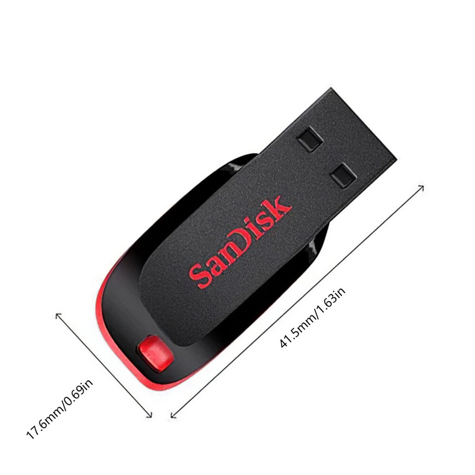 2TB USB Flash Drive Memory Stick Pen High-Speed U Disk Data Storage PC ...