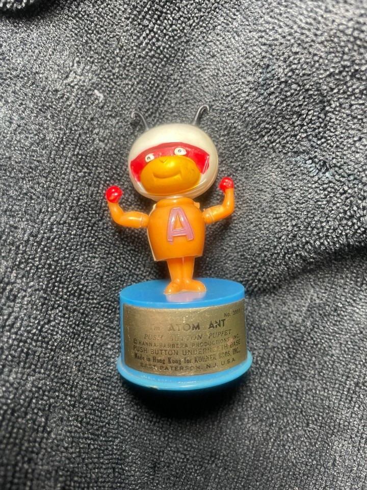 1960s VTG ATOM ANT Push Button Puppet Toy | eBay