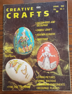 Creative Crafts Magazine Spring 1968 - Vintage - Craft Ideas | eBay