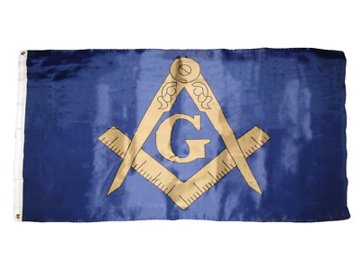 3x5 Blue and Bronze Gold Mason Masonic Flag 3'x5' House Banner 100D | eBay