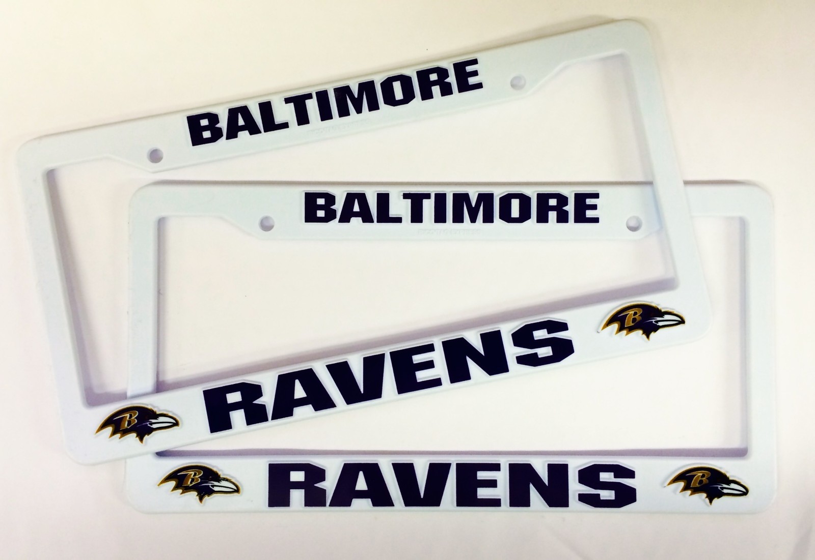 2 Baltimore RAVENS License Plate Frames NEW Auto Truck FREE U.S.A ...