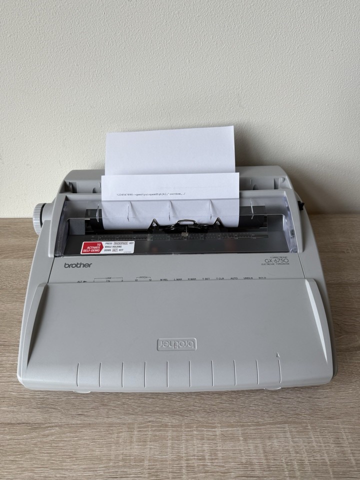 BROTHER Correctronic GX-6750 Electric Typewriter Tested Working | eBay