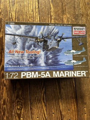 Minicraft 1:72 Lockheed Martin PBM-5A Mariner Aircraft Model Kit Sealed ...